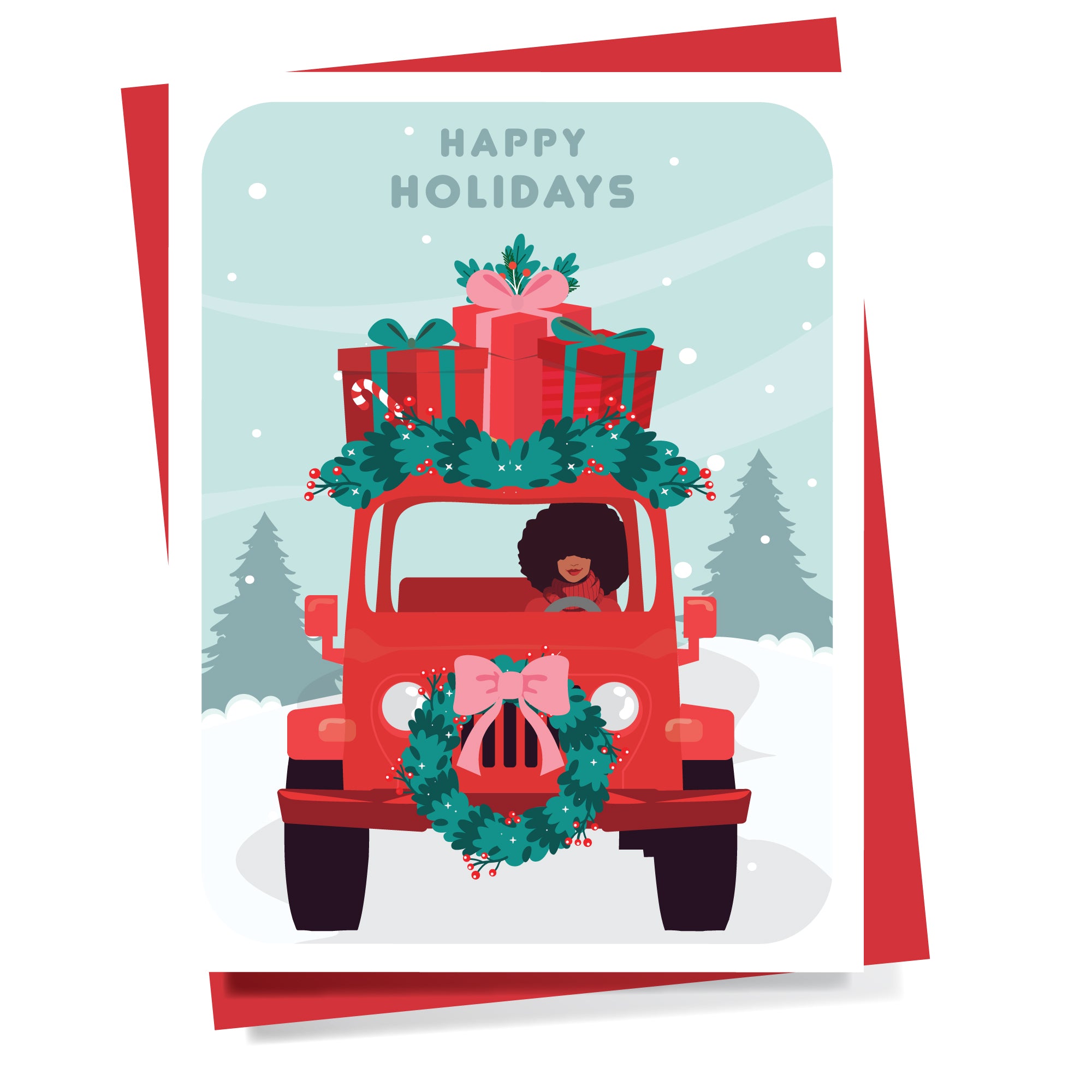 Holiday Jeep ~ Blue – Soular Powered